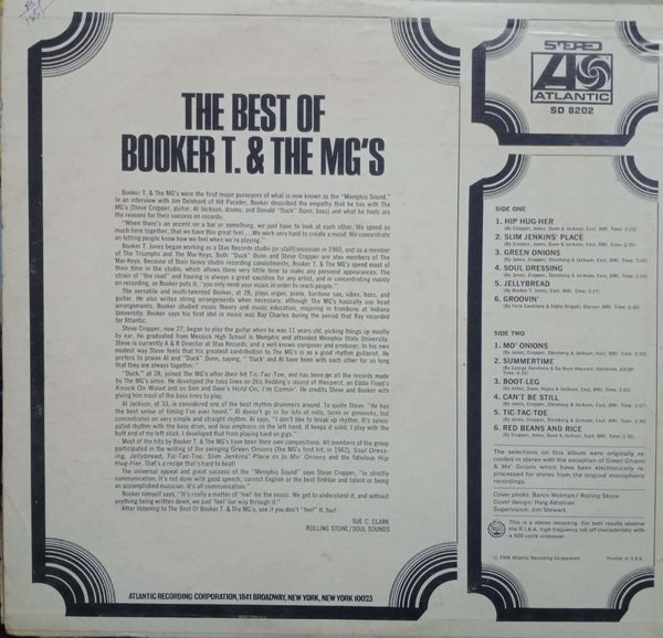 THE BEST OF BOOKER T AND THE MG'S-English vinyl LP – BollywoodVinyl