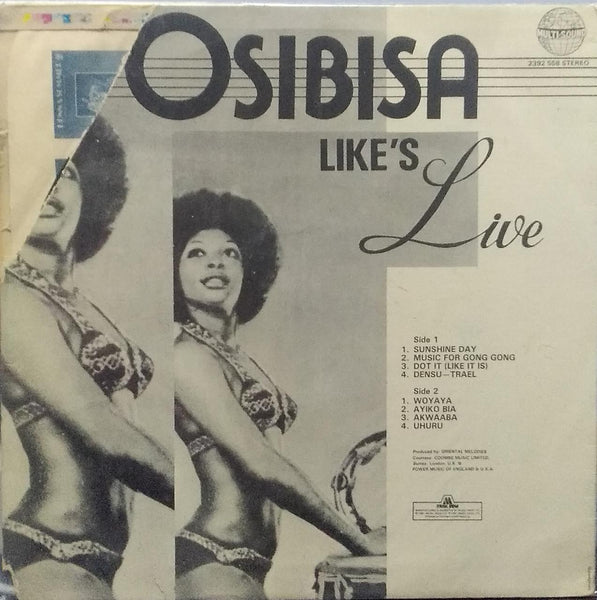"OSIBISA LIKES LIVE" English vinyl LP – BollywoodVinyl