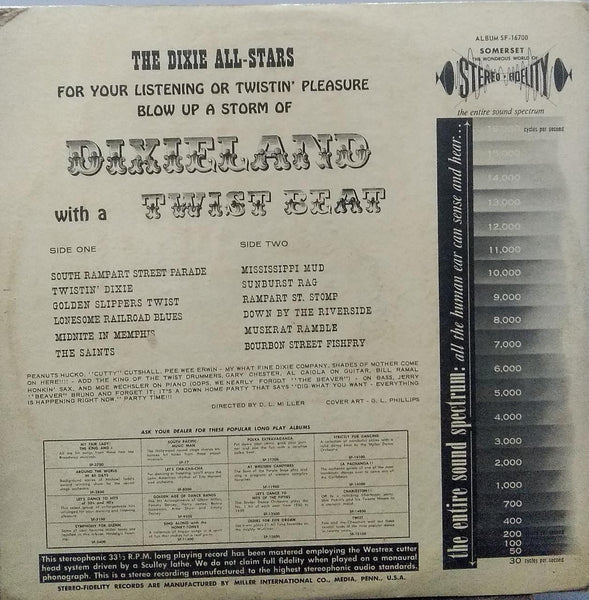 "THE DIXIE ALL-STARS PLAY DIXIE LAND WITH A TWIST BEAT" English vinyl ...
