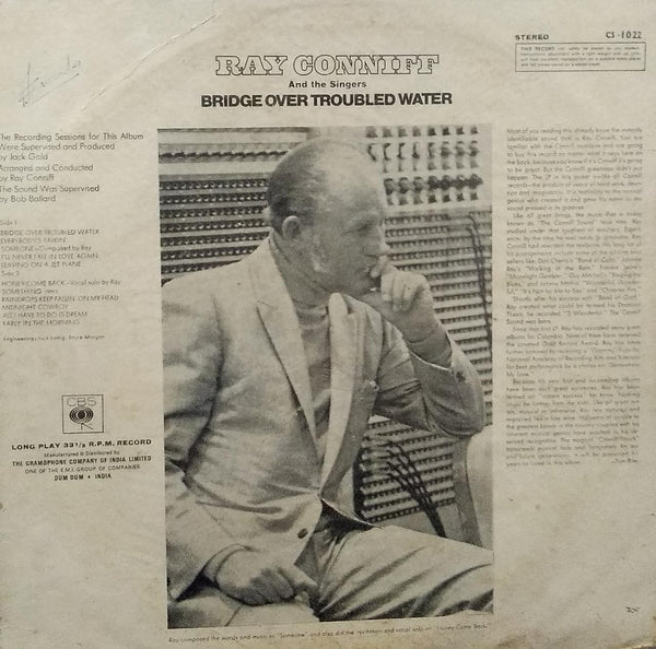 "RAY CONNIF BRIDGE OVER TROUBLED WATER" English vinyl LP – BollywoodVinyl