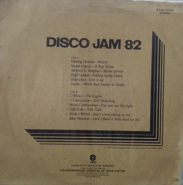 "DISCO JAM 82" English vinyl LP – BollywoodVinyl