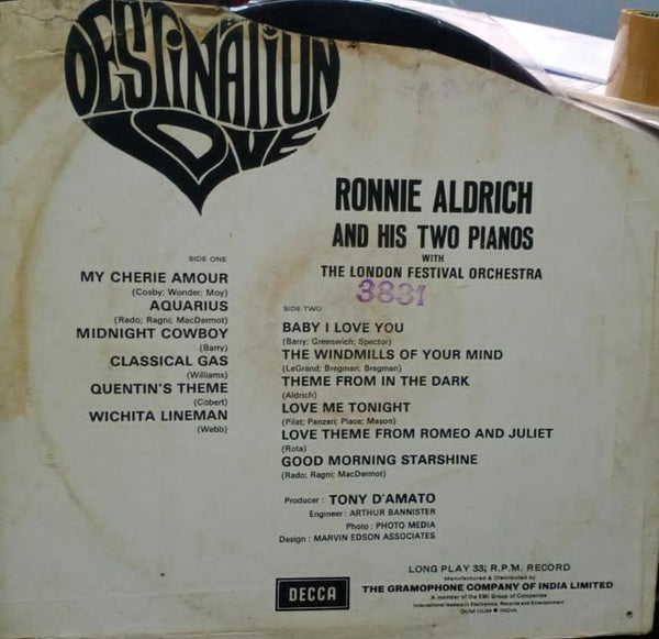 "DESTINATION LOVE" English vinyl LP – BollywoodVinyl